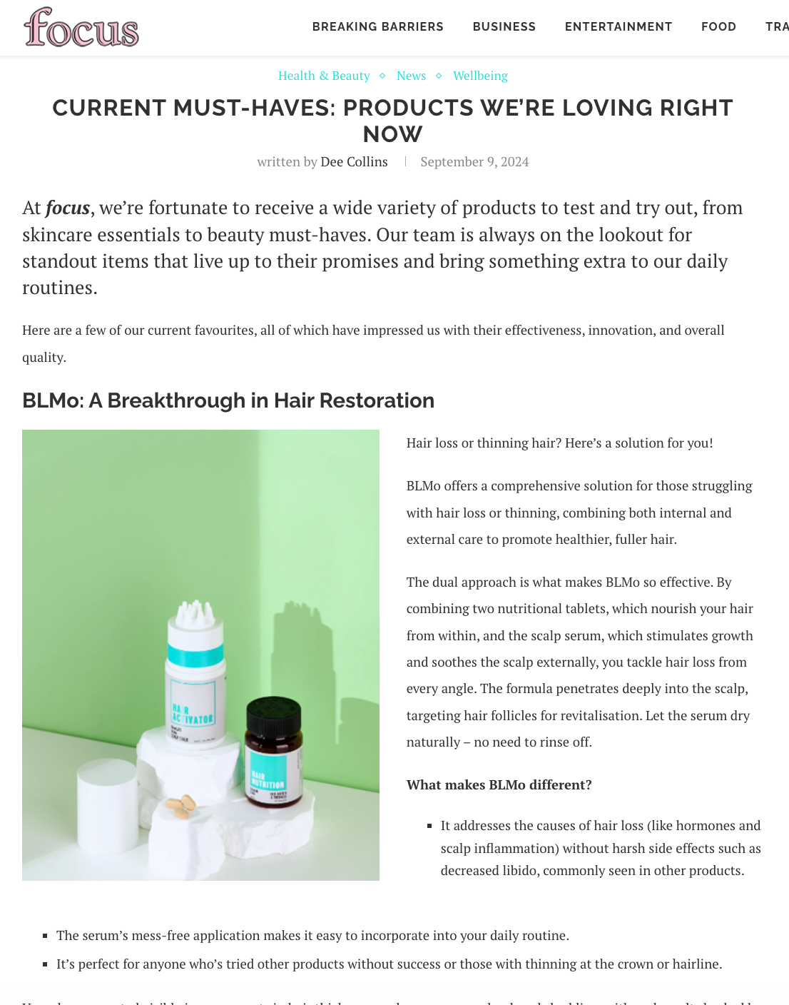BLMo's Breakthrough, From Focus Magazine Spotlight to Your Bathroom Sh ...